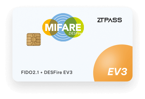 ZTPass SmartAuth FIDO2+ | Smart Card | Enhanced Passwordless Security